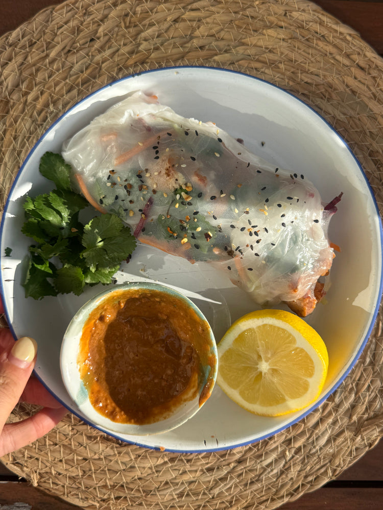 Rice Paper Burritos – TossedTogether